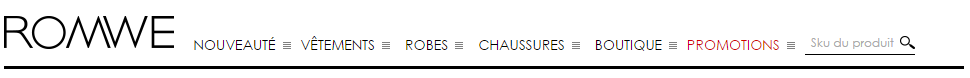Code promo Romwe 20€ de réduc Octobre 2023 – Codepoche.fr
